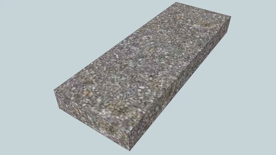 Concrete (Cinder Block) Paver/Capstone 3d model
