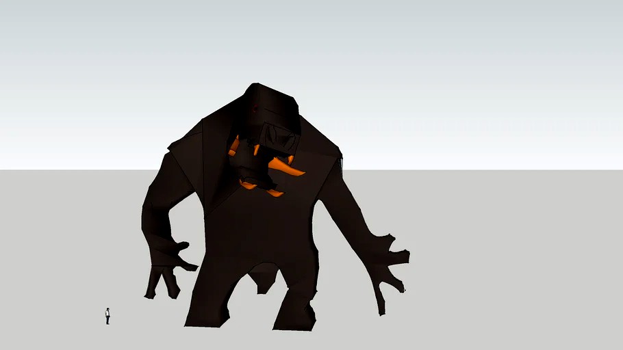 mutant rancor 3d model