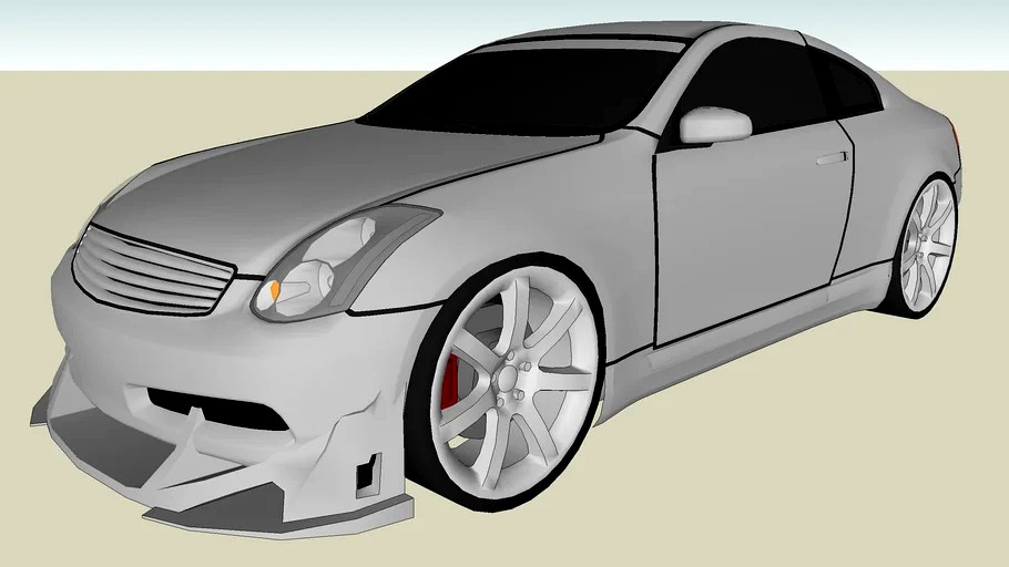 Modified Infiniti G35 3d model