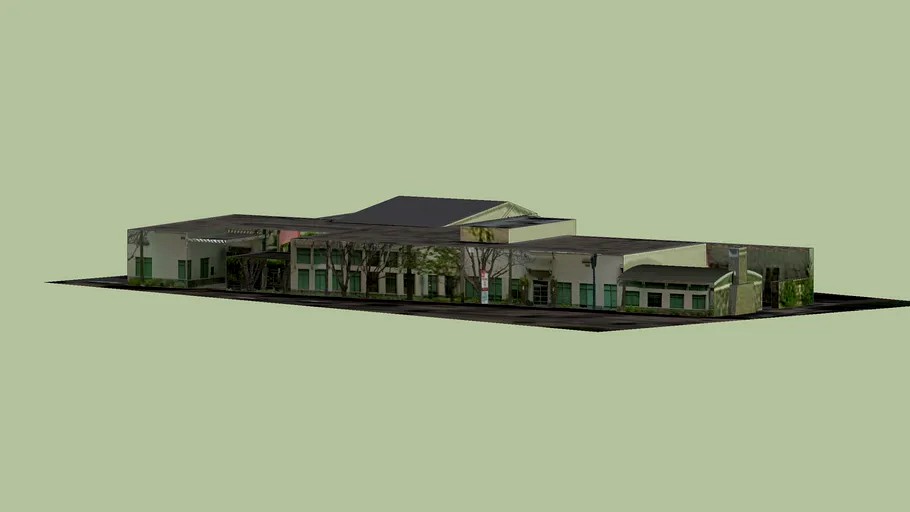 Anaheim Community Center 3d model