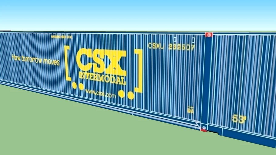 CSX Intermodel Container ''53'' 3d