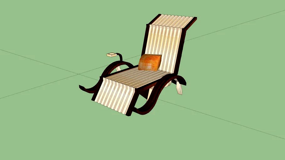 Outdoor Lounge Chair 3d model