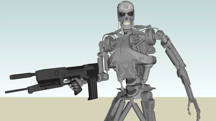 Terminator T800 Model 101 Endoskeleton 3d