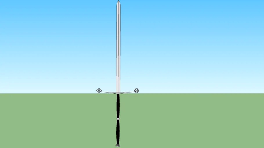 lowlander claymore sword 3d model