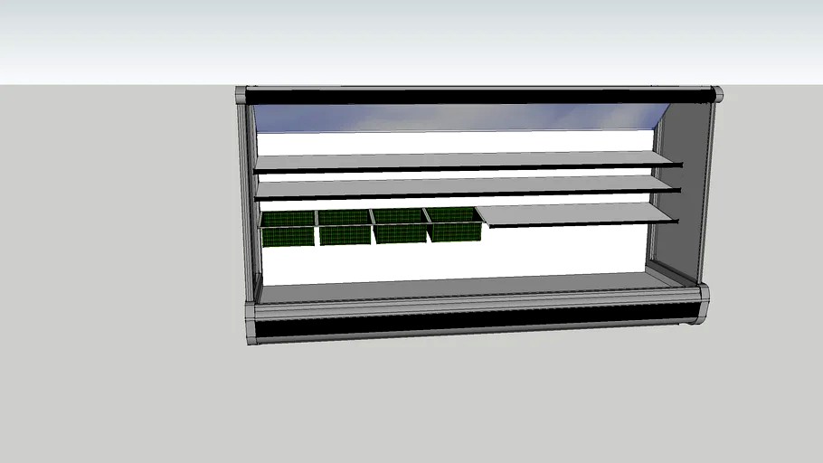 deli fridge 3d model