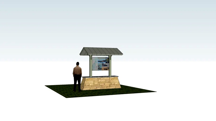Kiosk 3d model