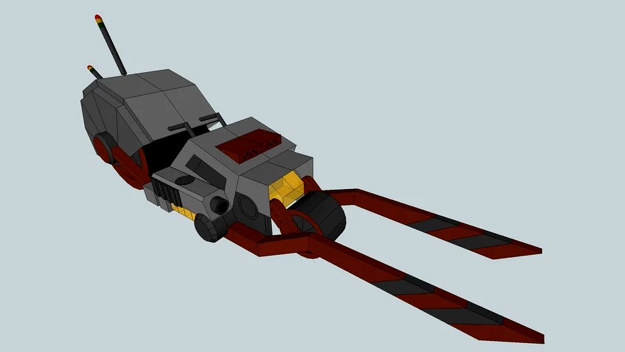 The First Mechscape Model on Sketchup 3d