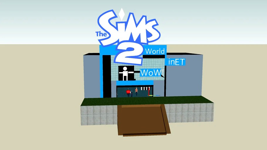 Sims 2 world 3d model
