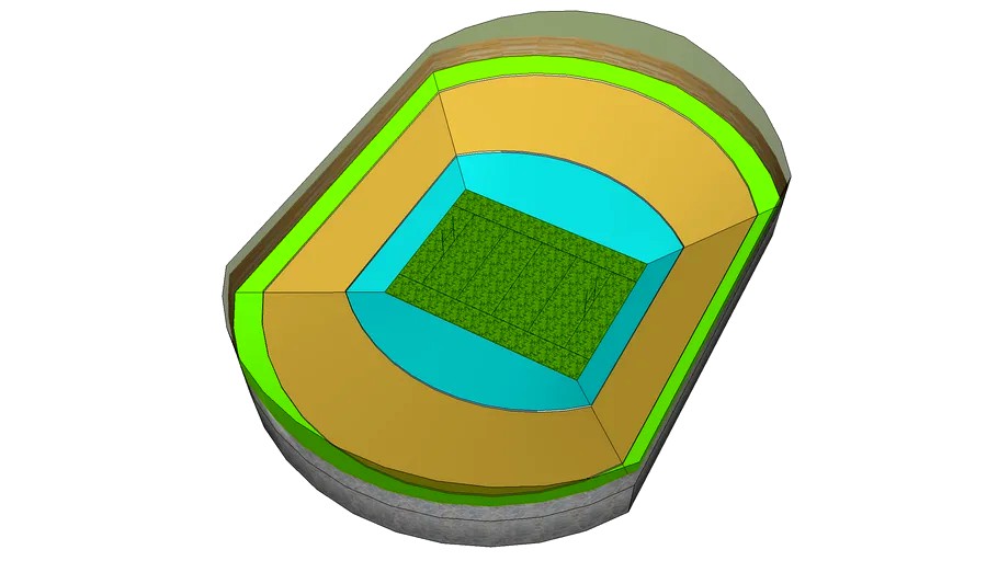 NRL Stadium 3d model