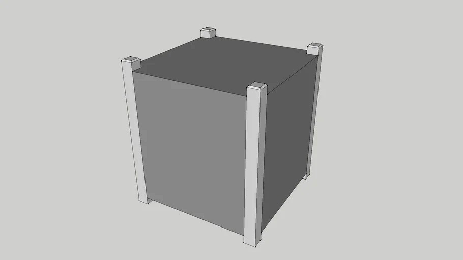 CubeSat 3d model