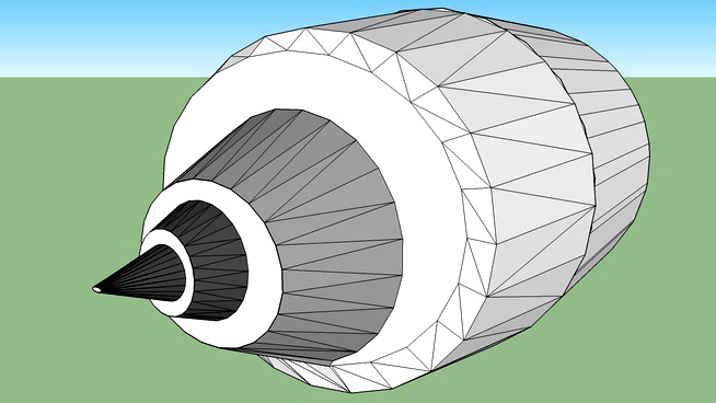 General Electric GE90 engine(Boeing 777's engine) 3d model