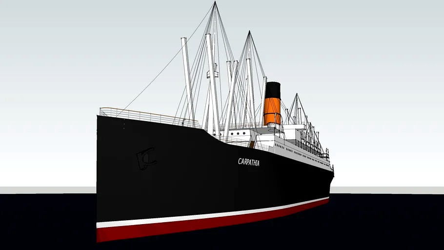 RMS Carpathia (1902) 3d model
