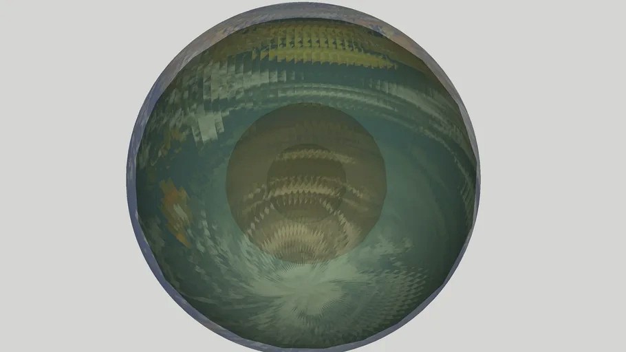 Earth is turned inside-out!! 3d model