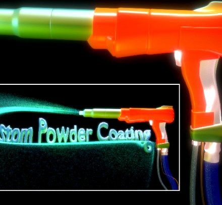 GEMA Powder Coating Gun 3d model