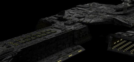 USS Daedalus from Stargate Atlantis 3d model