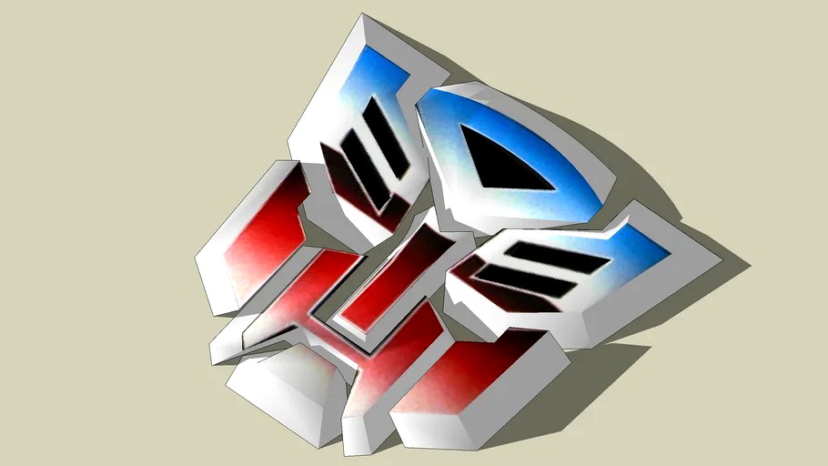 autobot logo 3d model