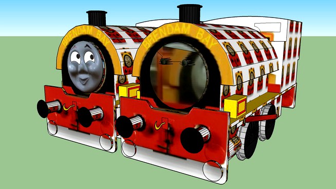 Bill and Ben the Tank Engine Twins 3d model