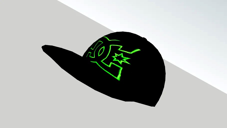 DC HAT (green) 3d model