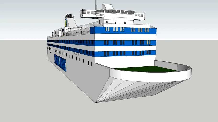 MS Estonia (Estline) 3d model