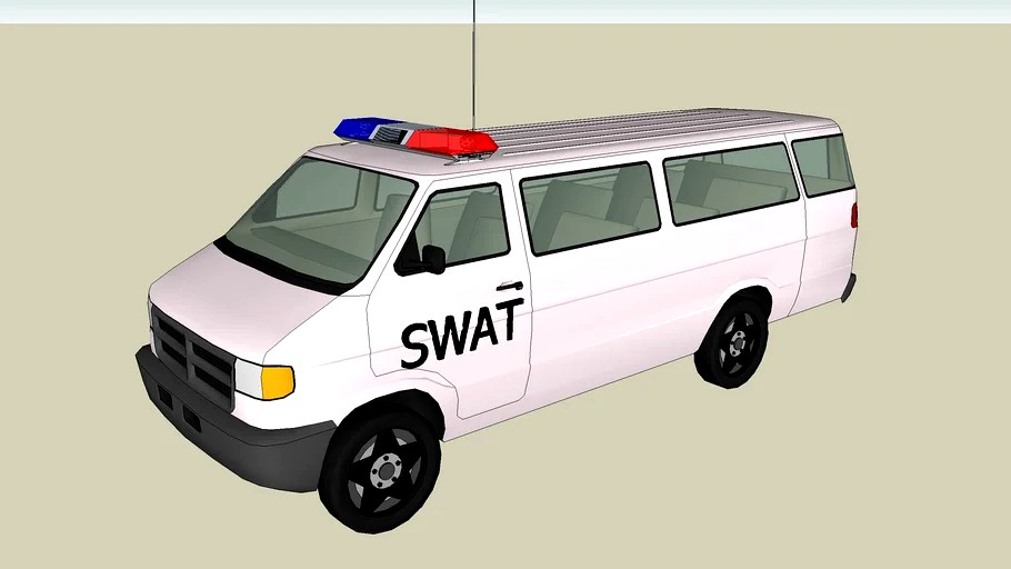 Swat Van 3d model