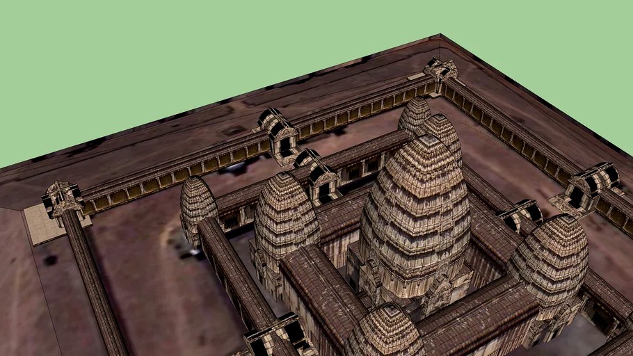 Angkor Wat Edited 3d model