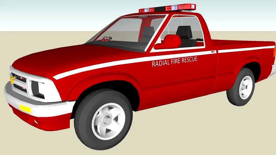 Radial Fire Rescue 3d model