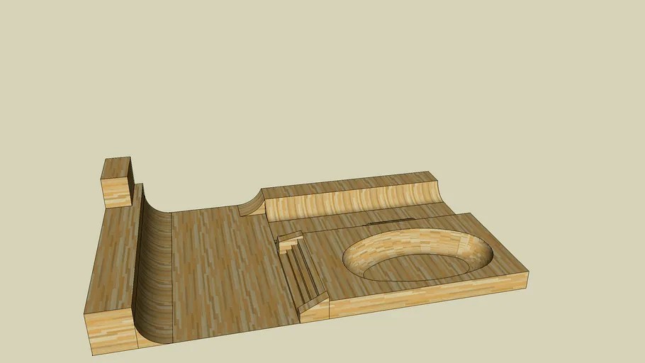 unit 23 skatepark scotland 3d model