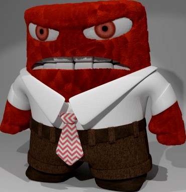 Anger - Pixars Inside Out 3d model
