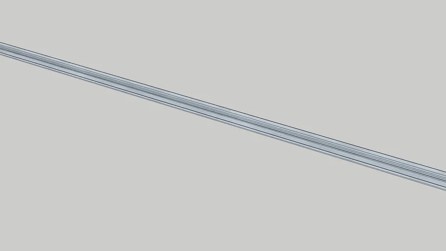 Precast Riser Backer Extrusion 3d model