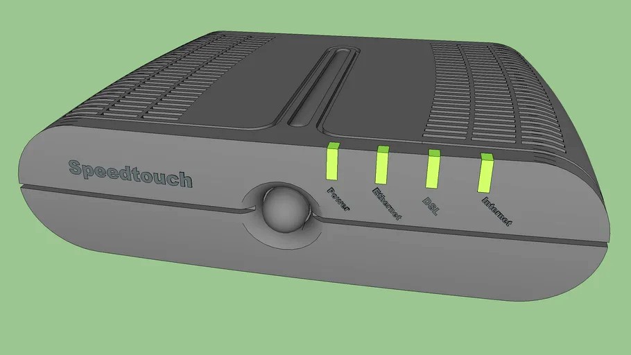 Modem Speedtouch v6 - alex.martimiano@gmail.com 3d model