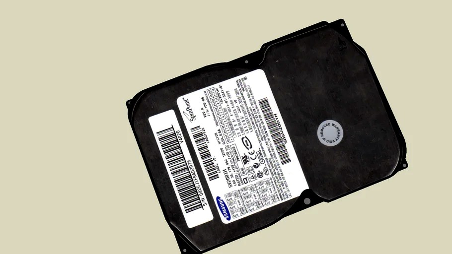 Samsung HDD 3d model
