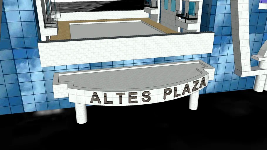 ALTES PLAZA,AZERBAIJAN,BAKU 3d model