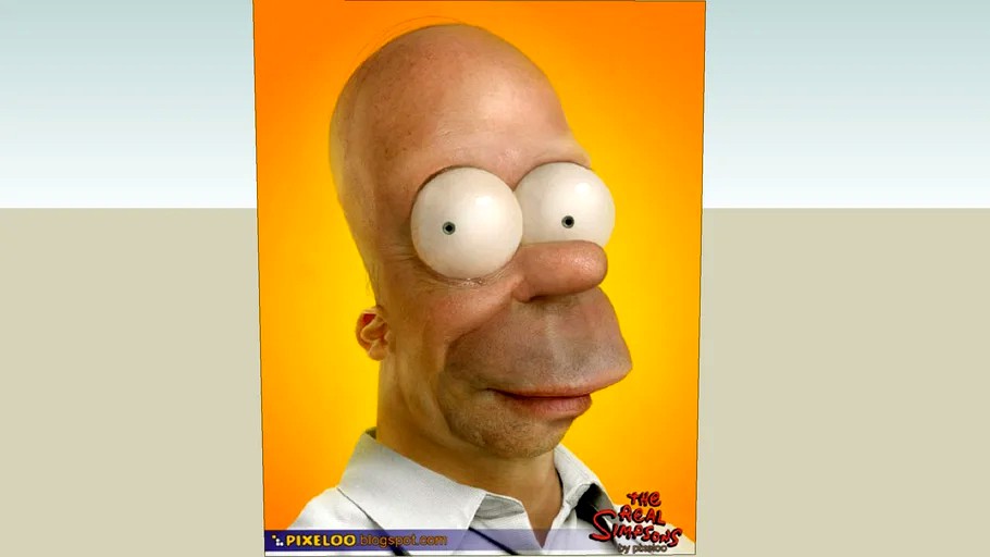 Homer Simpsons 3d model
