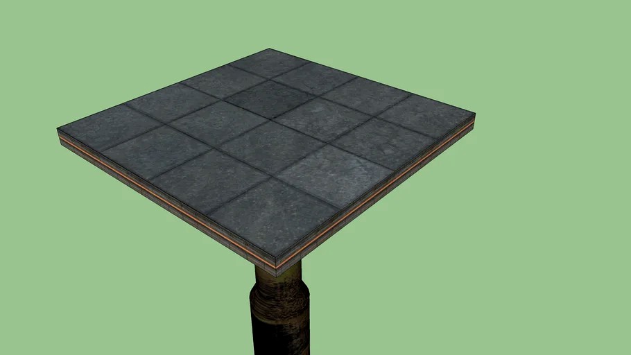 Portal - Floor panel Piston 3d model