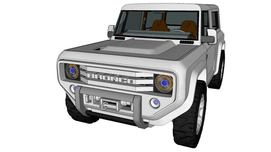 FORD BRONCO 2005 3d model
