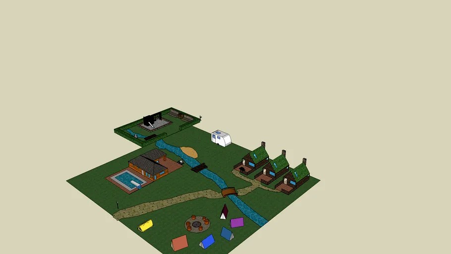 camping 3d model