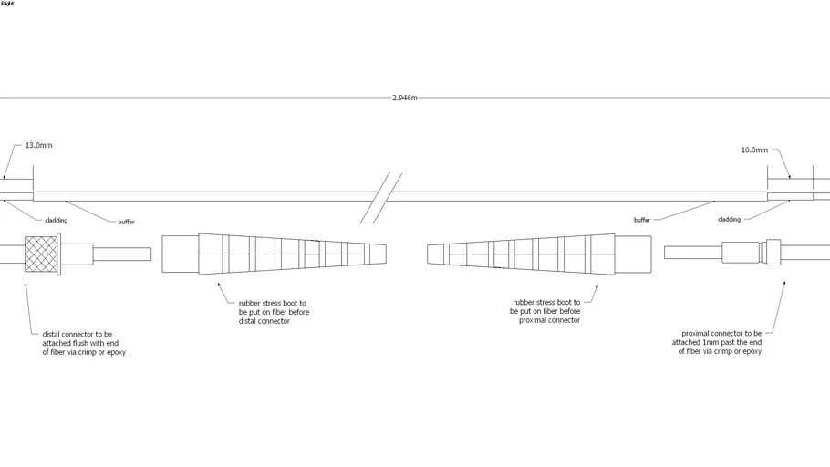 fiber layout 3d model