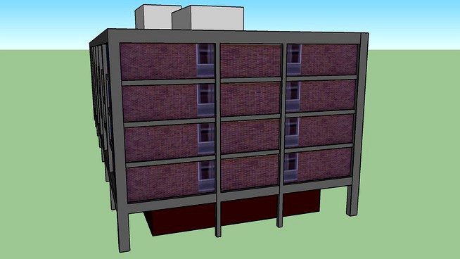 Bigler Hall 3d model