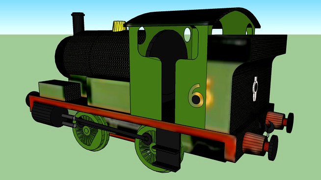 Percy the Little Green Tank Engine 3d model