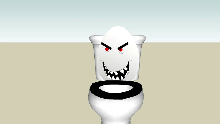 EVIL TOILET 3d model