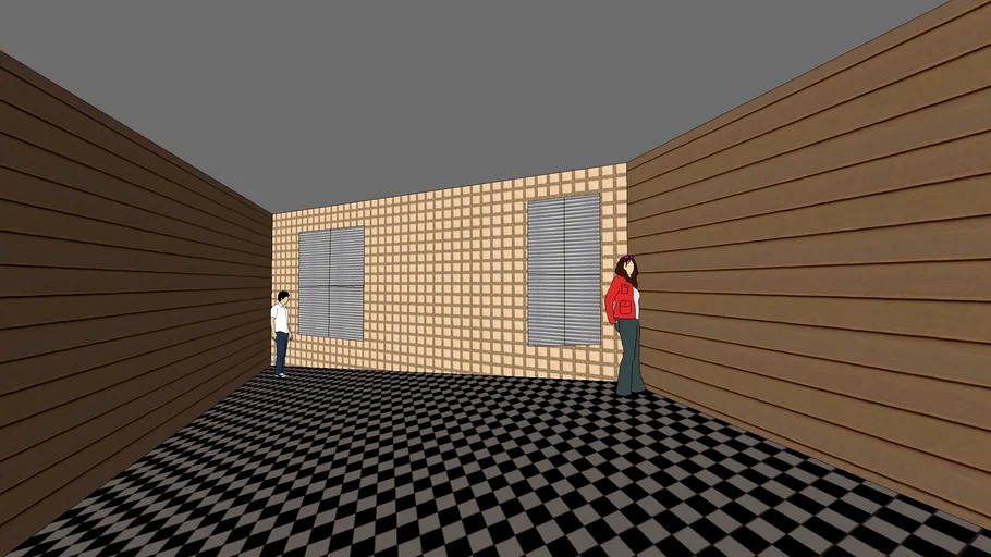 Ames Room 3d model