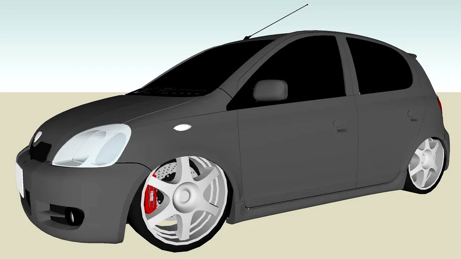 Modified Toyota Yaris 3d model