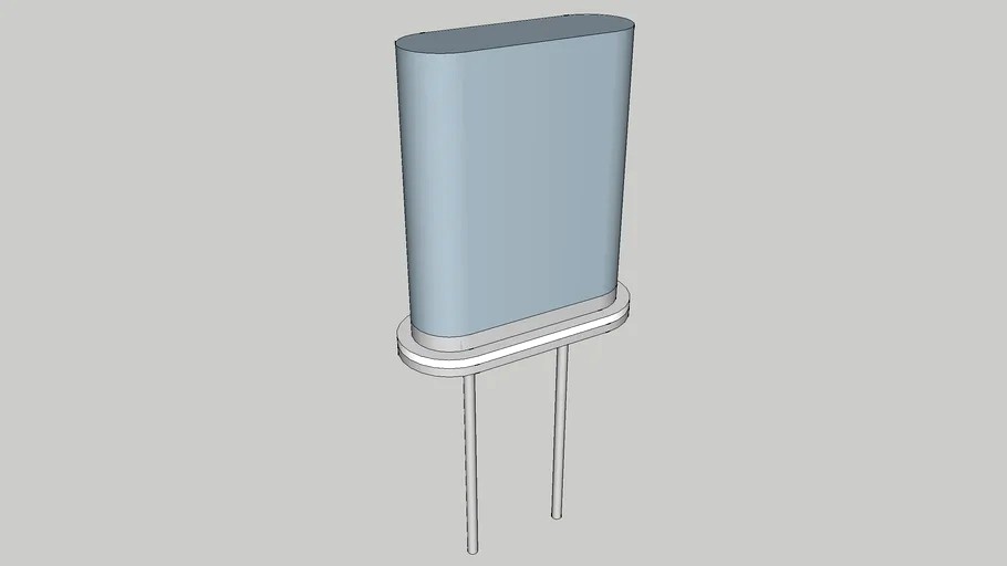 Quartz Crystal HC49U 3d model