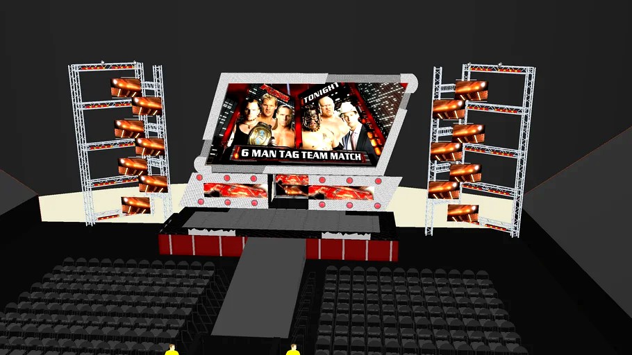 WWE RAW 2007 - THE ARENA 3d model