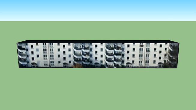 Edificio in Berlino, Germania 3d model