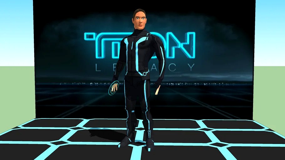 TRON: Legacy - Sam Flynn 3d model