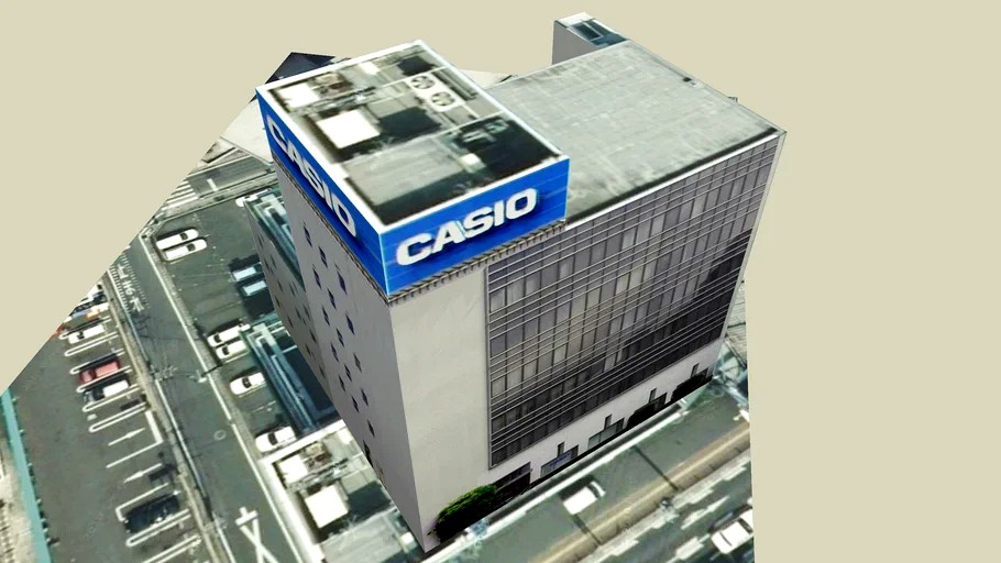 カシオ福岡ビル CASIO Fukuoka Office Building 3d model