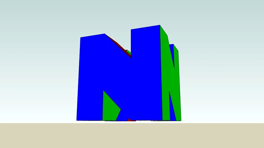 N64 Logo 3d model