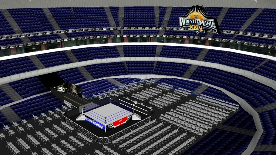 WWE Royal Rumble 2008 LIVE! In Madison Square Garden 3d model