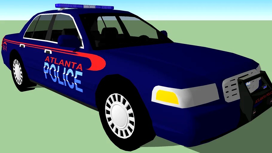 Atlanta Police Crown Vic 3d model